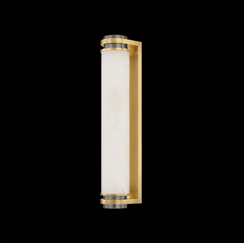 Corbett Sorrento Wall Sconce in Vintage Brass/Vintage Pewter Finish Mo ...