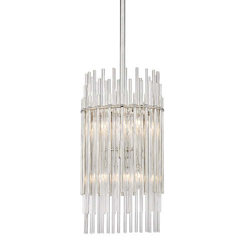 Hudson Valley Wallis 6 LIGHT PENDANT in Polished Nickel Finish Model ...