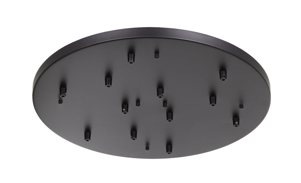 Matteo Lighting Multi Ceiling Canopy (Line Voltage) in Black Canopy Mo ...