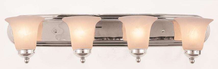 Trans Globe Rusty Collection 4 Light Glass Bell Shades Model: 3504 PC ...
