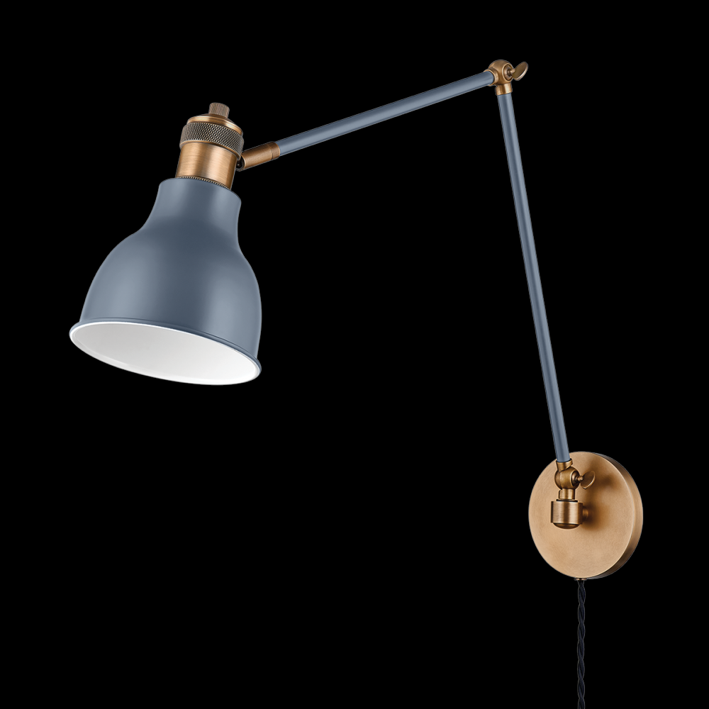 Troy Makin Plug In Sconce Model: PTL1219-PBR/SBL– Lighting Originals