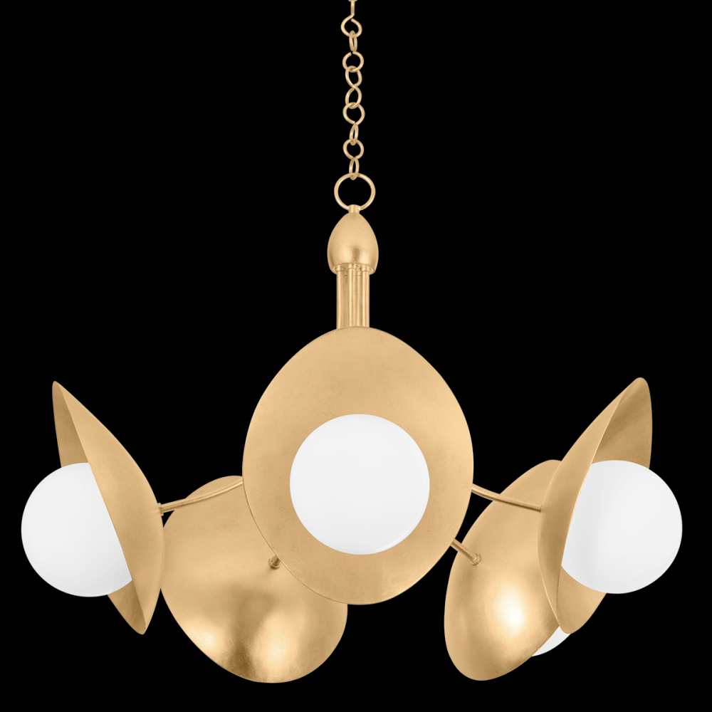 Troy Olson Chandelier in Vintage Gold Leaf Finish Model: F3038-VGL ...