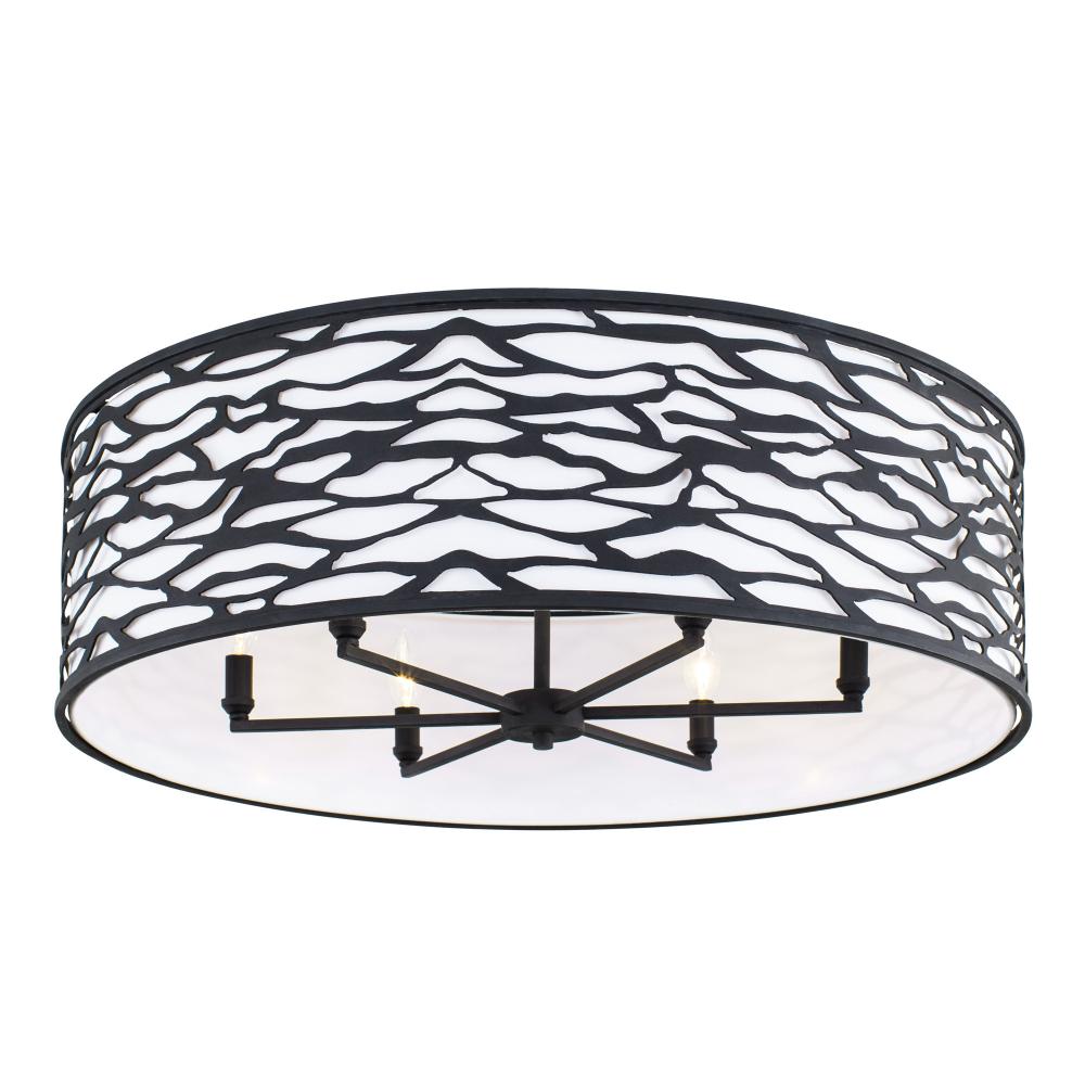 Varaluz Kato 6 Light Convertible Semi Flus Pendant Model: 348S06CB ...