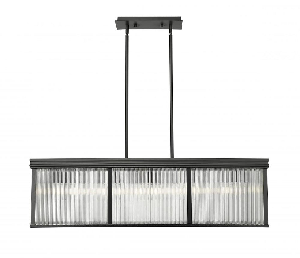 Z-Lite Carnaby 10 Light Pendant in Matte Black Finish Model: 7504-42L ...