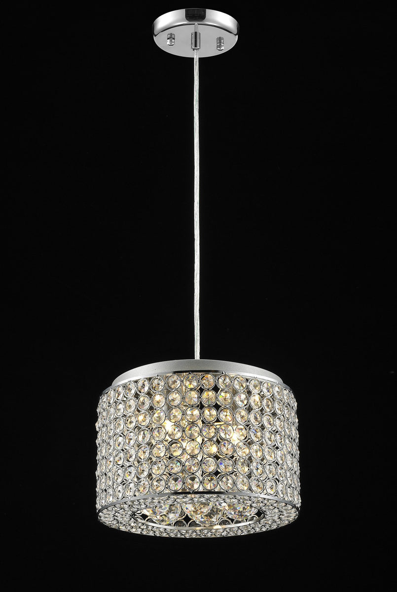 761 Lighting Originals Jewel Collection 10" wide Mini Drum Crystal Pen ...