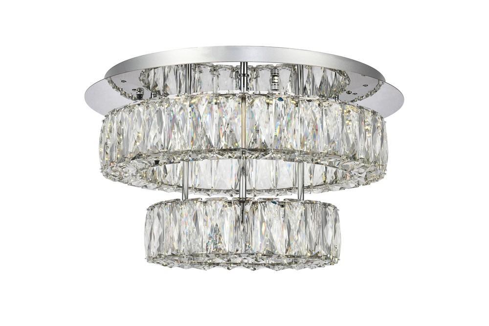 Elegant Lighting Monroe Flush Mount Model: 3503F18L2C– Lighting Originals