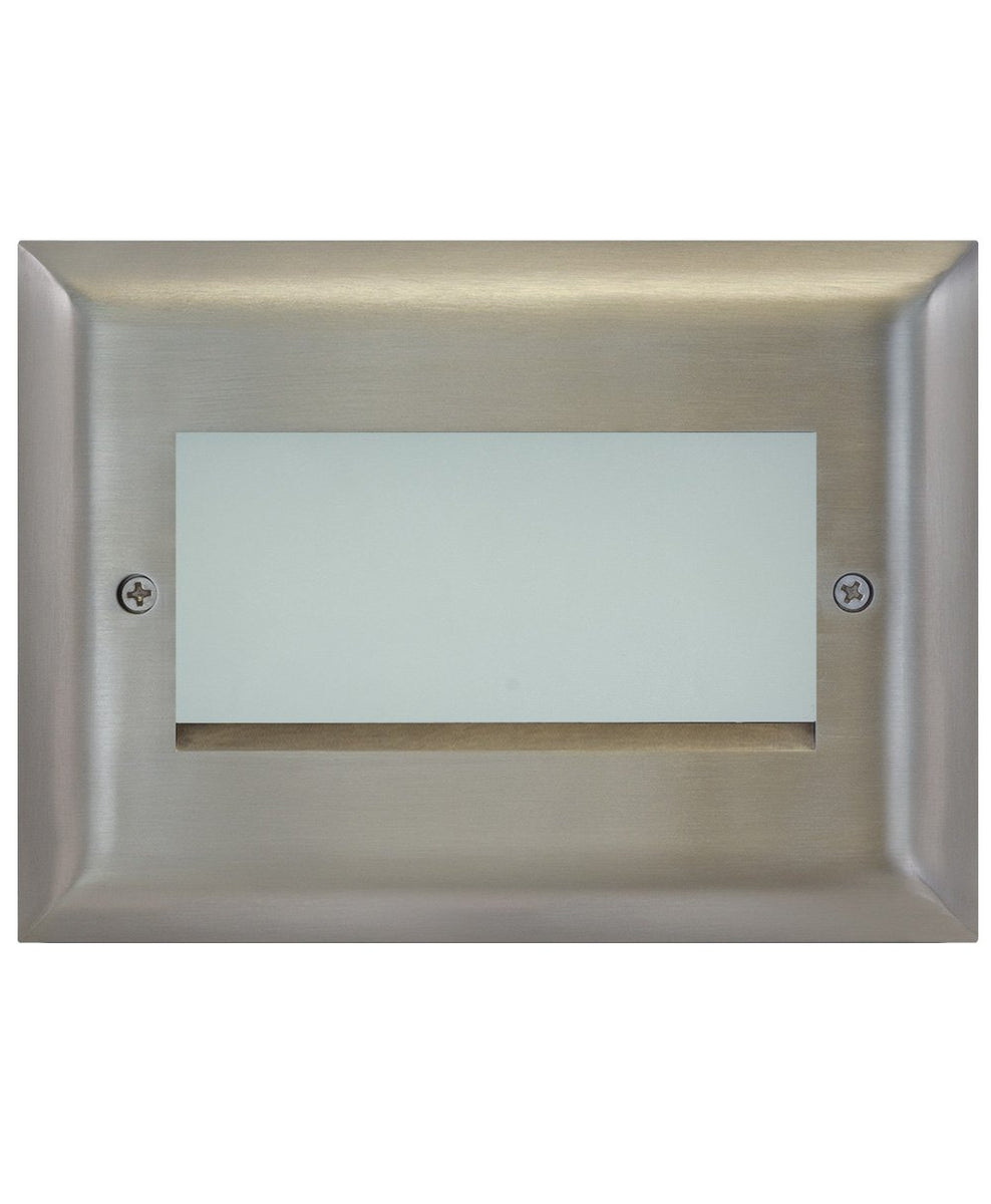 LiteLine Open Face Plate 3 Gang Bn Square Brushed Model: OSL-OPN3-BN ...