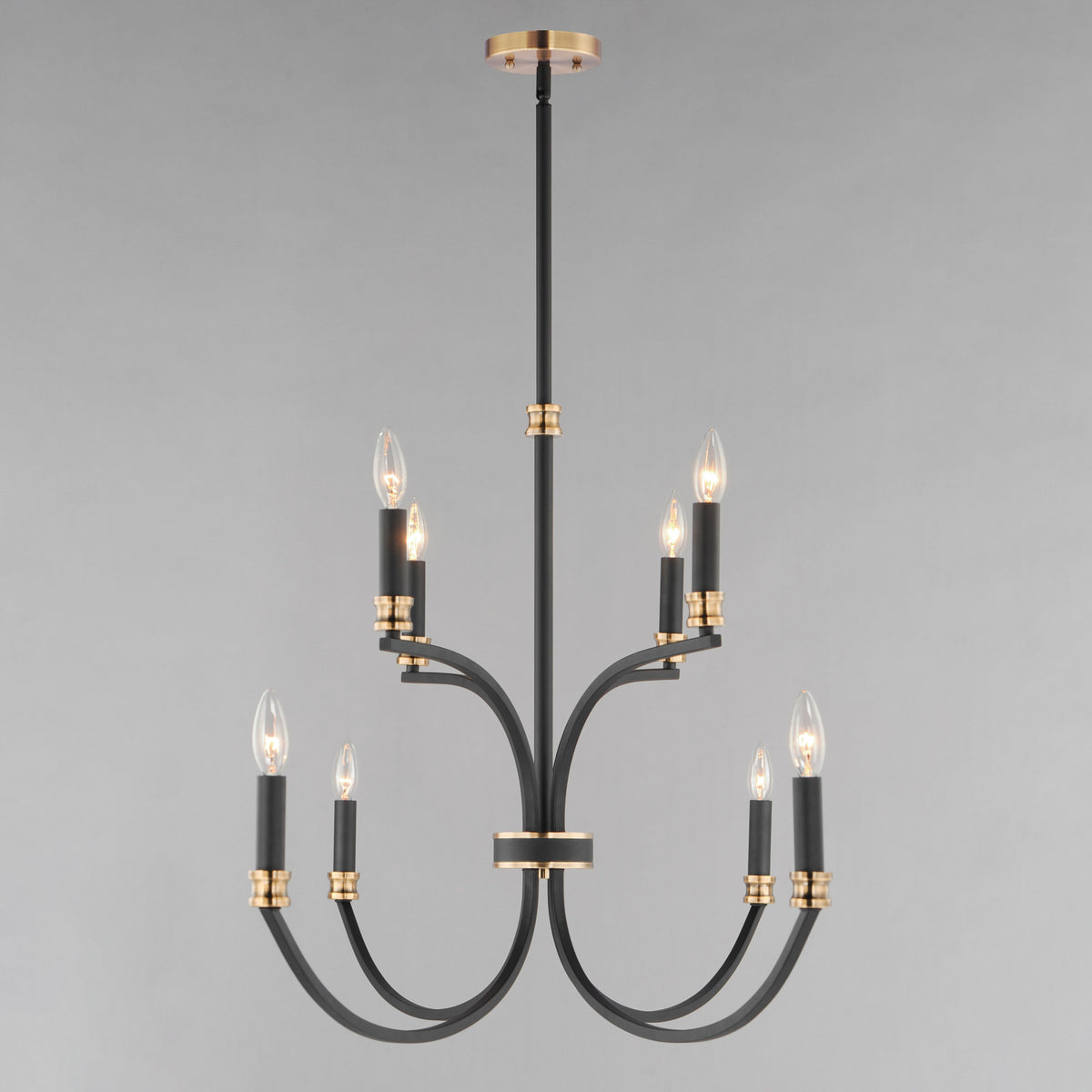 Maxim Charlton Multi Tier Chandelier Model: 11378BKAB– Lighting Originals