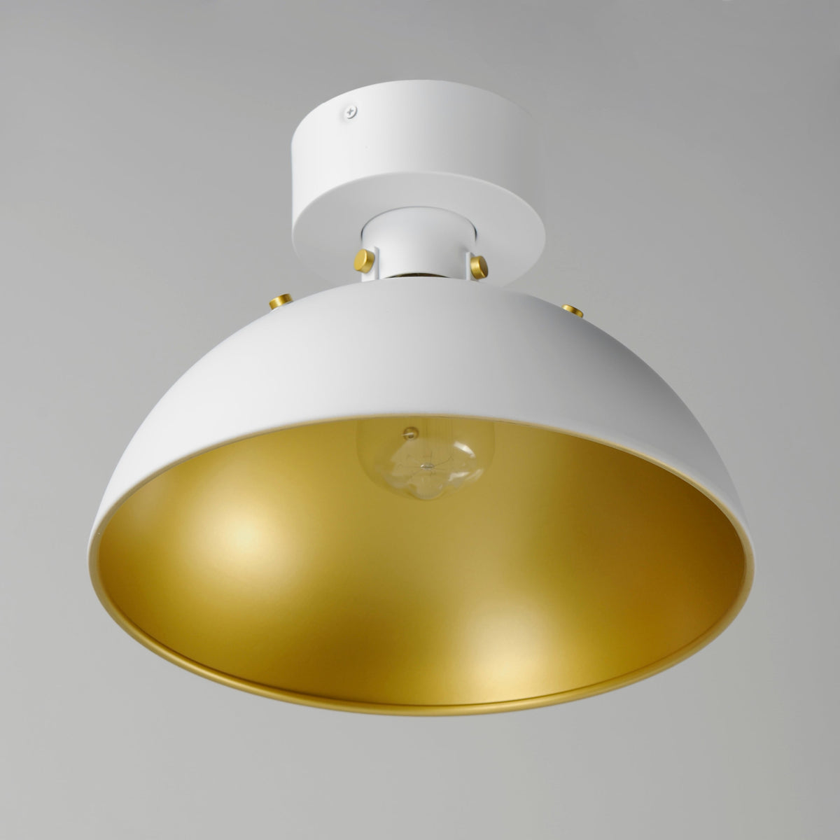 Maxim Dawn Semi Flush Mount Model: 12040WTSBR– Lighting Originals