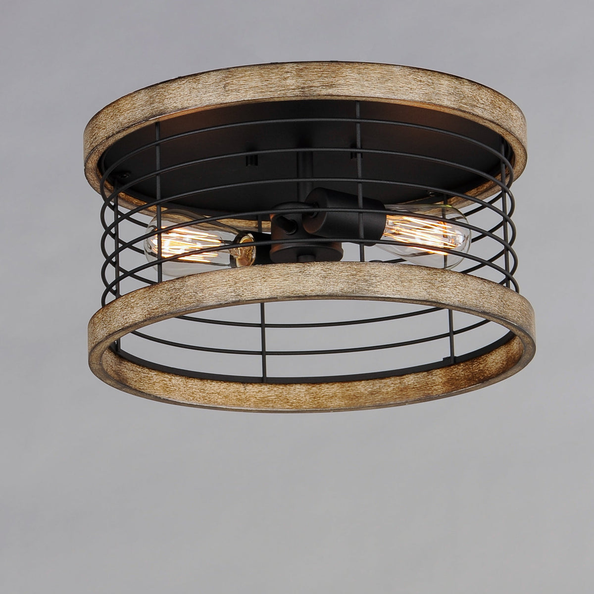 Maxim Homestead 15 Inch Semi Flush Mount Model: 12510DWBK– Lighting ...