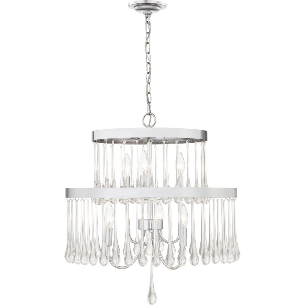 Quoizel 6 Light Alva Pendant Model: PCALV2822C– Lighting Originals