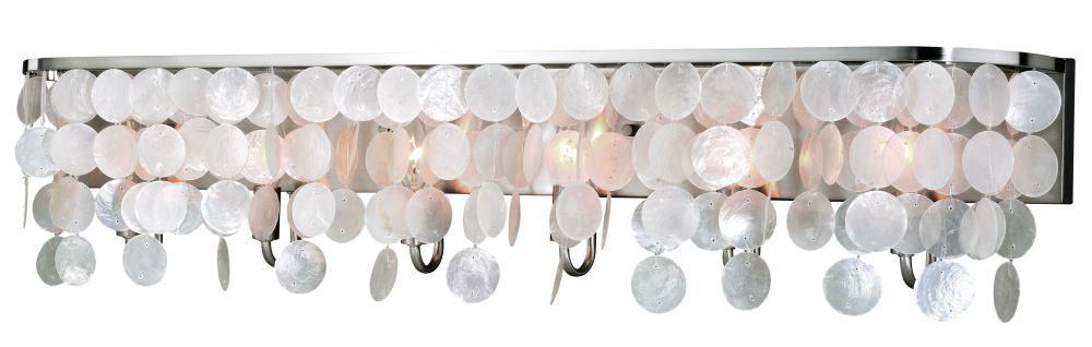 Vaxcel Elsa Capiz Shell 6 Light Vanity Model: W0272– Lighting Originals